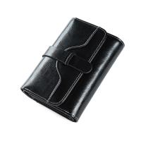 China Mini Genuine Leather Short Tassel Wallet for Women Nylon Lining 13cm x 9cm for sale