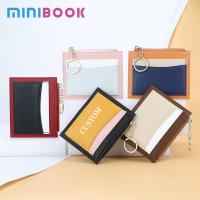 China PU Leather Zipper Wallet for Women Anti-Theft Short Purse 12cm x 10cm for sale