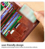 China Multi-functional Men's Wallet Genuine Leather Coin Purse for Sophisticated Functionality for sale