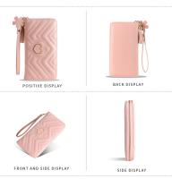 China Women Long Wallet PU Leather Tassel Coin Purse Card Holder Clutch 19.5cm Anti-Theft for sale