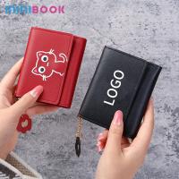 China Mini PU Leather Short Wallet for Women Fashion Creative Small Coin Purse 11cm for sale
