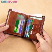 China Custom Genuine Leather Passport Cover Wallet 12cm x 9.5cm for Travel for sale
