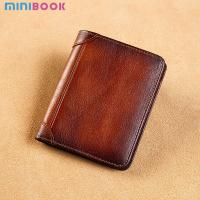 China Custom Genuine Leather Passport Cover Wallet 12cm x 9.5cm for Travel for sale