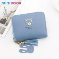 China Mini PU Leather Two Fold Wallet for Women Small Cute Clutch 11cm 8.5cm for sale