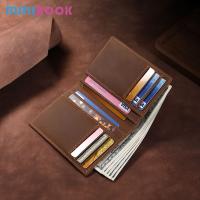 China Genuine Leather Slim Bifold Men's Wallet RFID Blocking 9cm x 11cm for sale