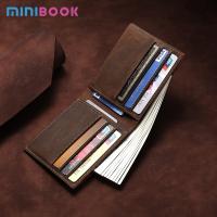 China Genuine Leather Slim Bifold Men's Wallet RFID Blocking 9cm x 11cm for sale