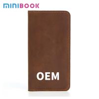 China Genuine Leather Long Wallet with Anti-Theft Design for Women RFID Blocking Card Holder 15cm for sale