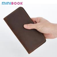 China Genuine Leather Long Wallet with Anti-Theft Design for Women RFID Blocking Card Holder 15cm for sale