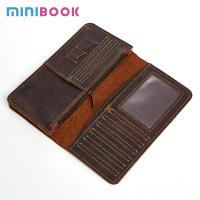 China Genuine Leather Long Wallet with Anti-Theft Design for Women RFID Blocking Card Holder 15cm for sale