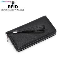 China Large Capacity RFID Blocking Money Clip Credit Card Holder for Women Custom Coin Purse for sale