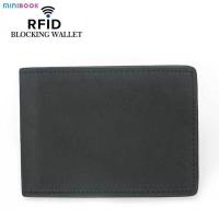 China Black Coffee RFID Blocking Credit Card Holder Crazy Horse Leather Bank Card Wallet 6 Slot for sale