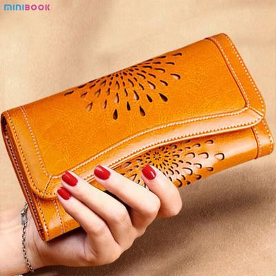 China Leather Zipper Closure Card Holder Wallet for Women with Name Engrave Classic Design for sale