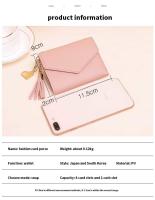 China Women's Compact Bifold Genuine Leather Wallet with ID Card Case Custom Logo 8 Card Slots for sale