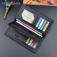 China Vintage PU Leather Minibook Wallet for Men 19cm x 9cm Multifunction Card Holder for sale