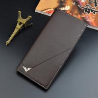 China Vintage PU Leather Minibook Wallet for Men 19cm x 9cm Multifunction Card Holder for sale