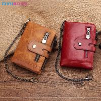 China Genuine Leather Men's Wallet with RFID Blocking 15x10x5cm Custom Logo Coin Pocket for sale