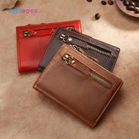 China Minibook Genuine Leather RFID Anti-Theft Wallet 14x10x3cm Custom Logo Men for sale