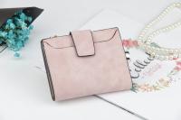 China Minibook Genuine Leather RFID Blocking Wallet Credit Card Holder Fold Size 12x10x1.8cm for Men Women for sale