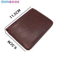 China Extra Capacity Genuine Leather Men's Short Wallet RFID Blocking Trifold Bifold 8 Card Slots for sale