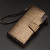 China Multi Function Male Purses with Waterproof Function and VIP Card Holder in PU Leather for sale