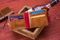 China Pu Leather Short Wallet for Men Fashion Letter Decoration Snap Button Design 3pcs MOQ for sale