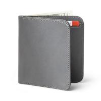 China Men's Genuine Leather Bifold Wallet with RFID Protection Minimalist Credit Card Holder 3 Slot for sale