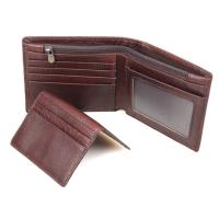 China Crazy Horse Genuine Leather Short Man Wallet with Multiple Card Holder Customizable 50 Pcs MOQ for sale
