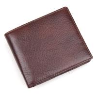 China Crazy Horse Genuine Leather Short Man Wallet with Multiple Card Holder Customizable 50 Pcs MOQ for sale