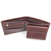 China Crazy Horse Genuine Leather Short Man Wallet with Multiple Card Holder Customizable 50 Pcs MOQ for sale