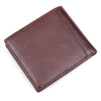 China Crazy Horse Genuine Leather Short Man Wallet with Multiple Card Holder Customizable 50 Pcs MOQ for sale