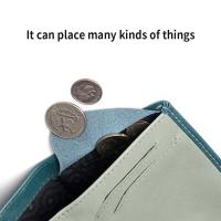 China Gender-Neutral Custom Logo Front Pocket Wallet Rfid Blocking Thin Full Grain Leather for sale