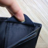 China Gender-Neutral Custom Logo Front Pocket Wallet Rfid Blocking Thin Full Grain Leather for sale