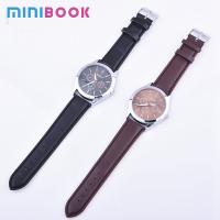 China Custom PU Leather Men's Gift Set Watch Wallet Belt 26x20x6.5cm Flip Phone Bag for sale