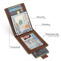 China Customized Men's Credit Card Holder Wallet RFID Blocking Thin Portable Design 8 Slots for sale