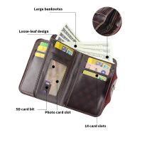 China Large Capacity Men's Multi Function Wallet with Magnetic Buckle and Waterproof Design for sale