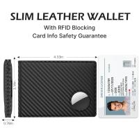 China Genuine Leather RFID Blocking Bifold Wallet for Men Short Size 11cm x 8cm for sale