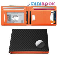 China Genuine Leather RFID Blocking Bifold Wallet for Men Short Size 11cm x 8cm for sale