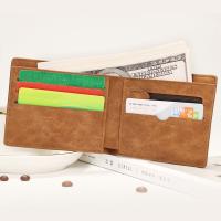 China Vintage Style Multifunctional Money Holder Wallet with Custom Logo Open Closure 8x4x1 for sale