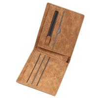 China Vintage Style Multifunctional Money Holder Wallet with Custom Logo Open Closure 8x4x1 for sale
