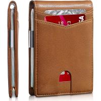 China Men's RFID Carbon Fiber Credit Card Holder with 8 Card Slots and Larger Capacity for sale