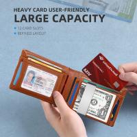 China Men's RFID Carbon Fiber Credit Card Holder with 8 Card Slots and Larger Capacity for sale