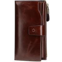 China PU Leather Bifold Wallet for Women with Coin Pocket and Cash Section 12 Card Slots OEM for sale