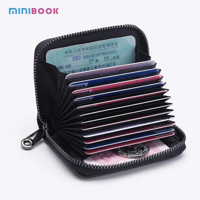 China Custom PU Leather Flip Wallet Coin Purse 11cm x 7cm Waterproof Zipper Pocket for sale