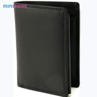 China Men's Trifold Genuine Leather Wallet with Zipper Coin Pocket Waterproof Black for sale