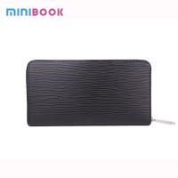 China Genuine Leather Multi-Function Passport Card Holder Zipper Long Wallet for Men Women for sale