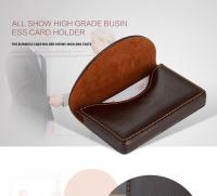 China Custom Logo Vegan Leather Minibook Card Case Wallet Waterproof Zipper 9cm x 6.5cm for sale
