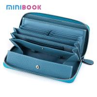 China Genuine Leather Long Wallet Large Capacity Waterproof Unisex Fashion Purse for sale