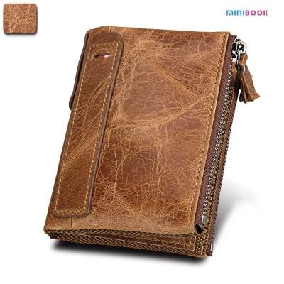 China Polyester Anti-Theft Business Credit Card Holder Wallet for Men 8 Slots for sale