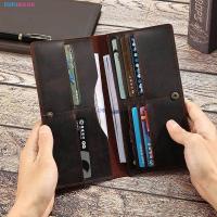 China Men's Crazy Horse Leather Purse Vintage Design Low MOQ Mix Models Custom Logo for sale