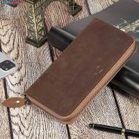 China Business Retro Ulti-Card Holding Wallet with Zipper 8 Card Slots for Daily Life for sale